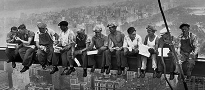 Unsafe working at height. Here in the UK