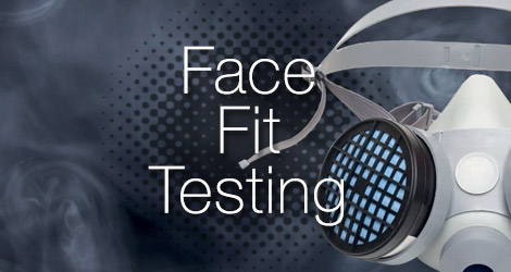 Face fit testing info-graphic. Courtley Health & Safety
